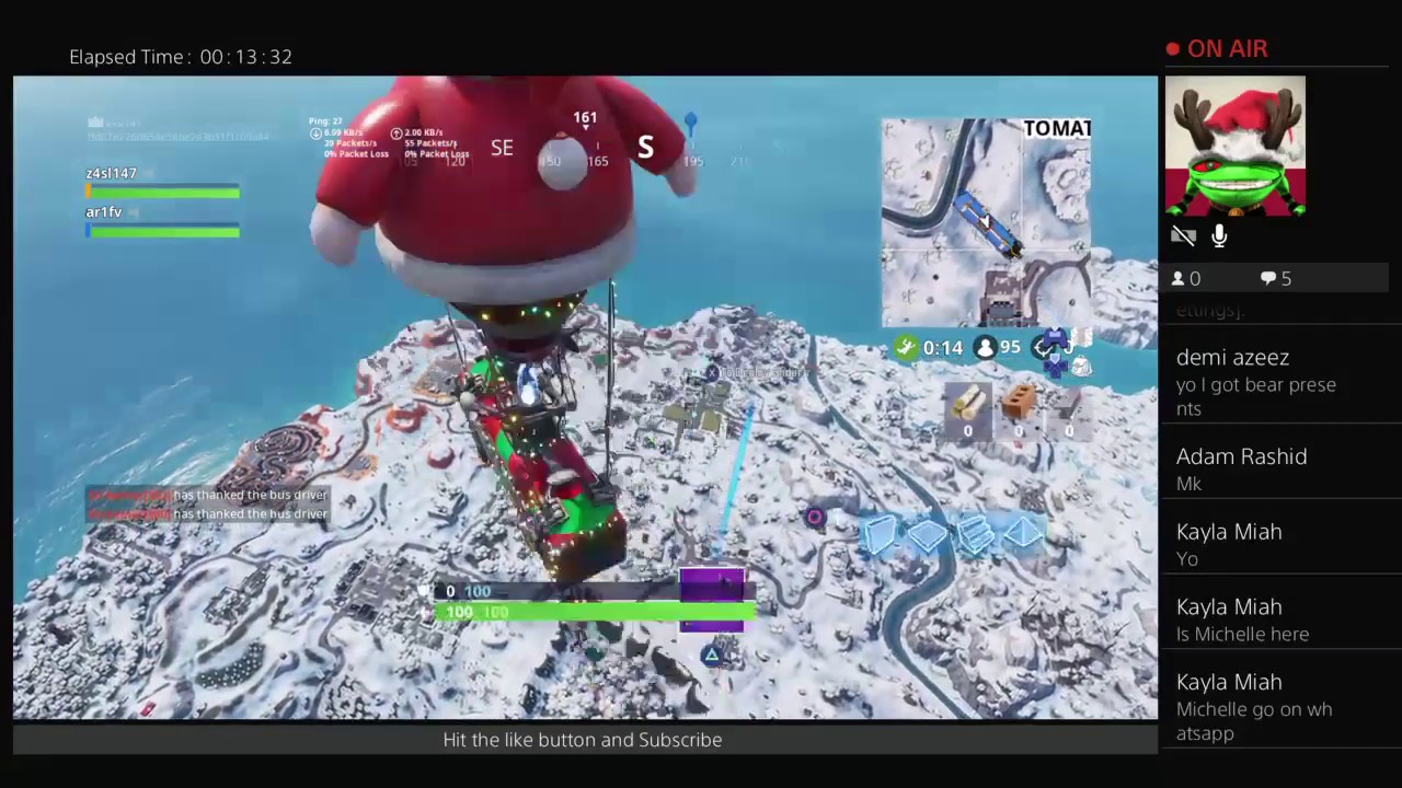 New Fortnite Map Fortnite Christmas All Map Covered In Snow - YouTube