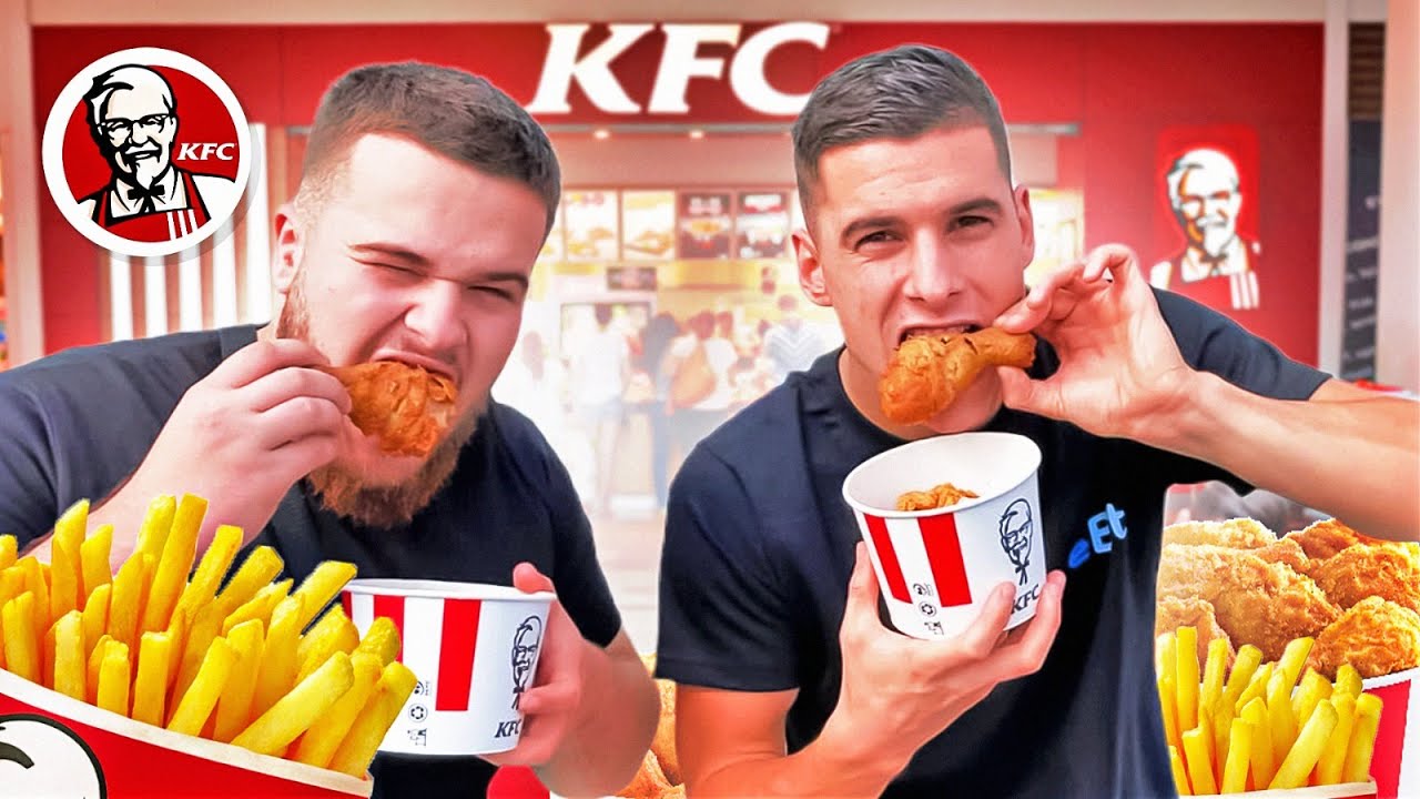KFC CHALLENGE VS SIMI *kofa piletine* - YouTube