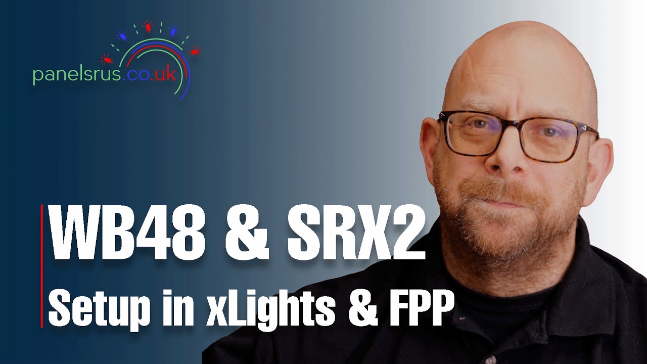WB48 and SRX2 setup in xLights - YouTube