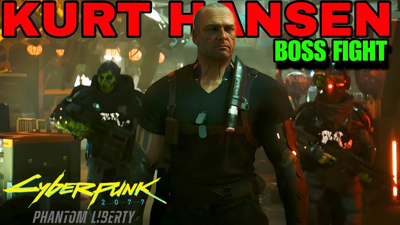 Kurt Hansen Final Boss Fight Cyberpunk 2077 Phantom Liberty - YouTube