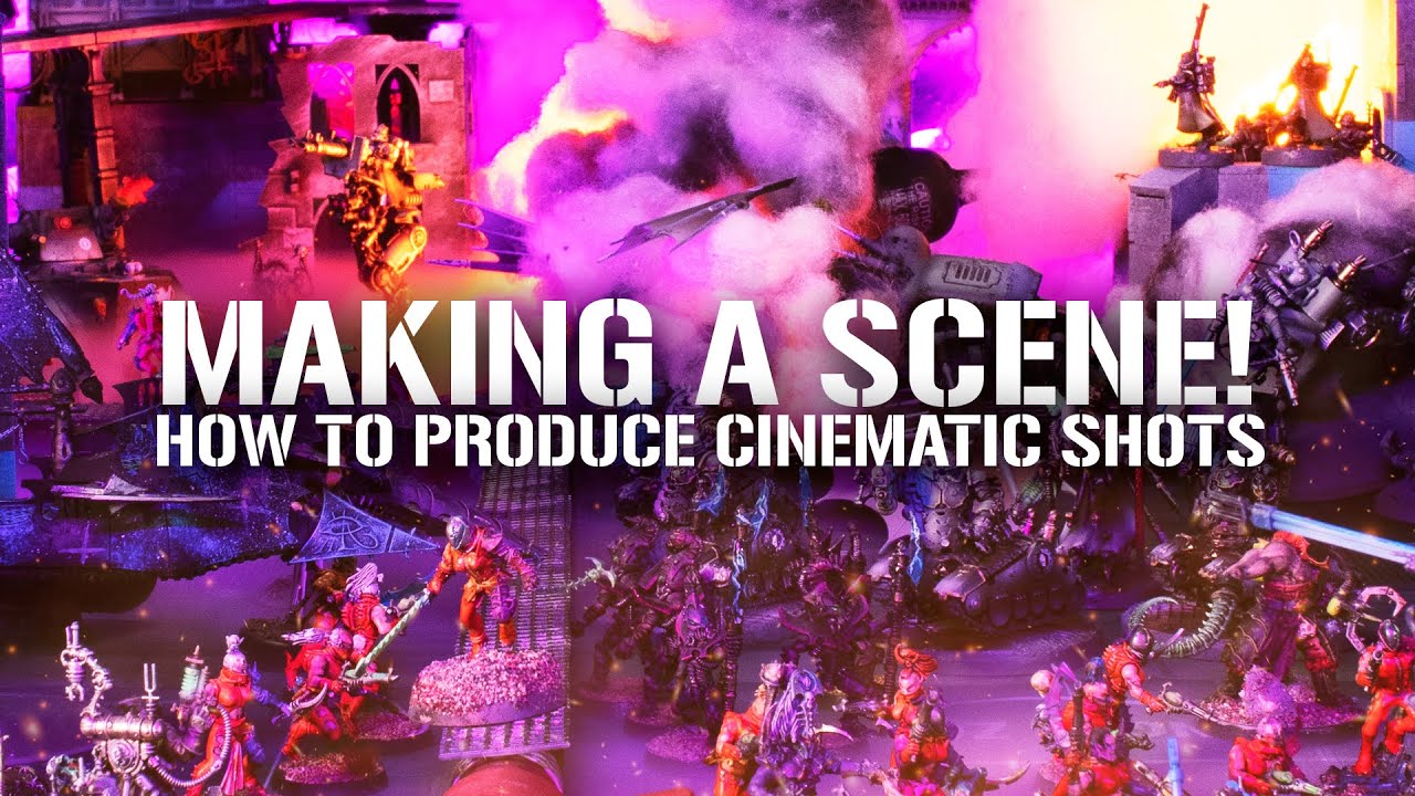How to Produce Miniatures Tabletop Cinematic Scenes. Lighting tips ...