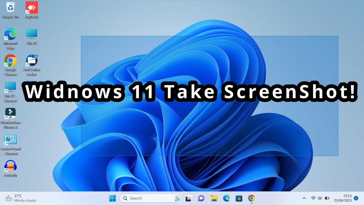 How to take screenshot in laptop windows 11 or 10 PC - YouTube