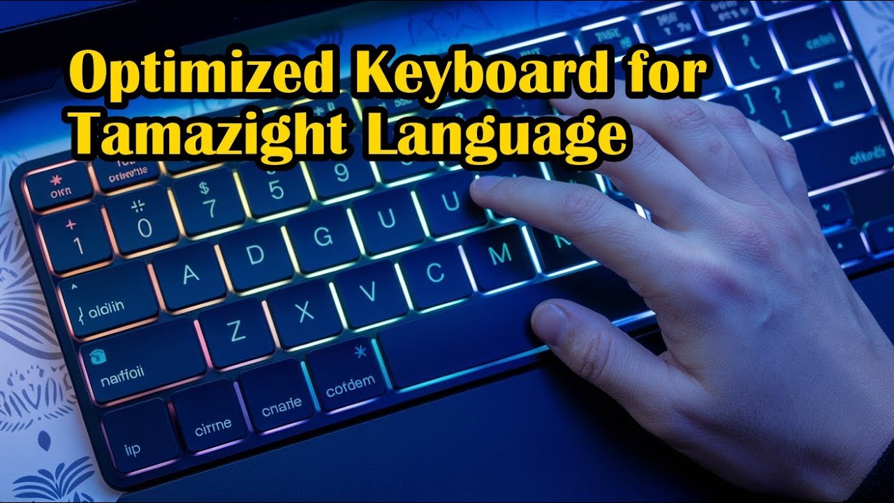 Optimized Keyboard for Tamazight Language - YouTube