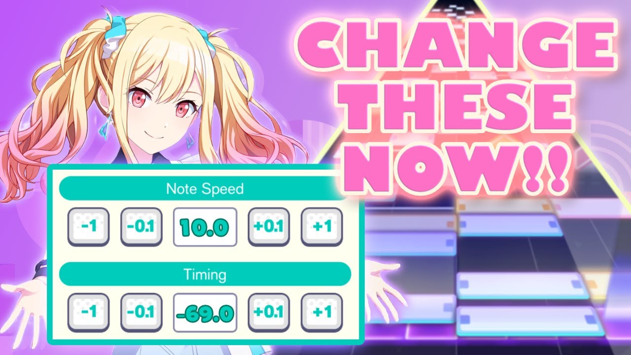 The MOST IMPORTANT Settings in Project SEKAI! | Understanding NOTE ...