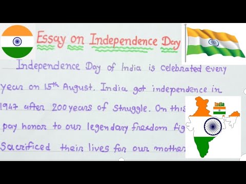 Eassy on Independence day | Independence day Eassy in English writing ...