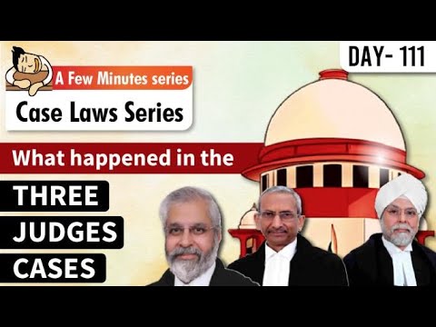 How Collegium System Emerged II Three Judges Case II Nov 21, 2022 - YouTube