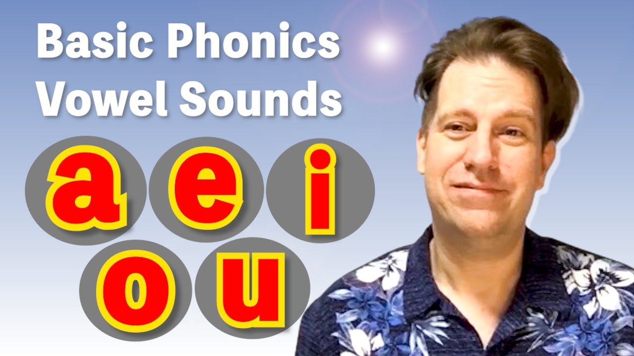 「a e i o u」English Pronunciation Phonic American English Basic Phonics ...