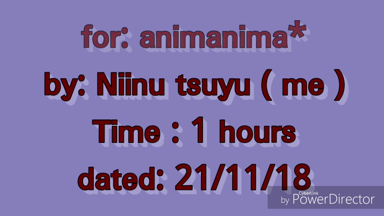 Gift for animanima*(description please !) - YouTube