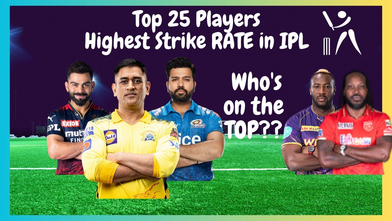 IPL | Top 25 Highest Striking Rates in IPL History #IPLPowerHitters # ...