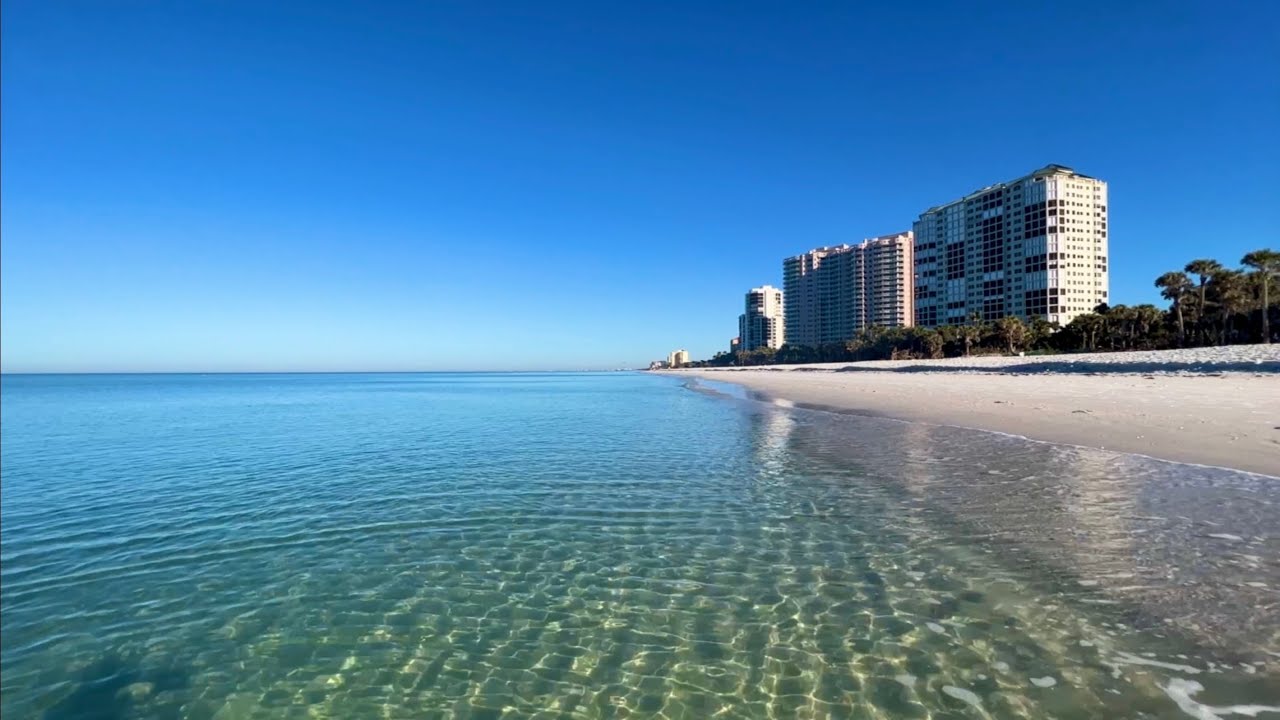 The Water at the Beach is Looking Great Today in North Naples, FL (01 ...