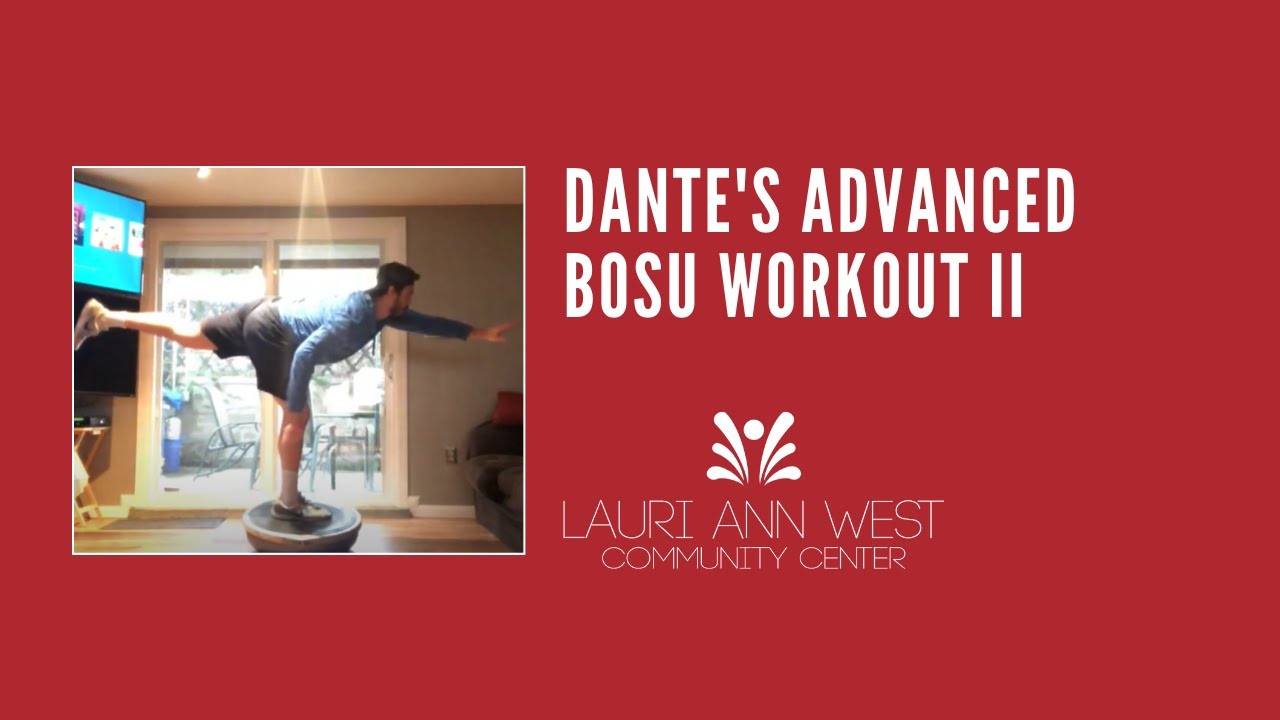 Dante's advanced BOSU workout II - YouTube