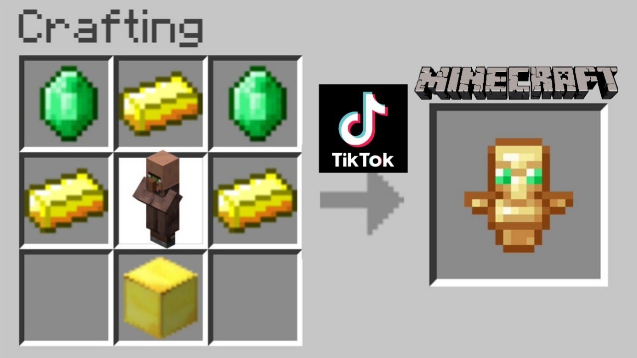 NEW WORKING TIK TOK HACKS IN MINECRAFT || MINECRAFT TIK TOK HACKS ...