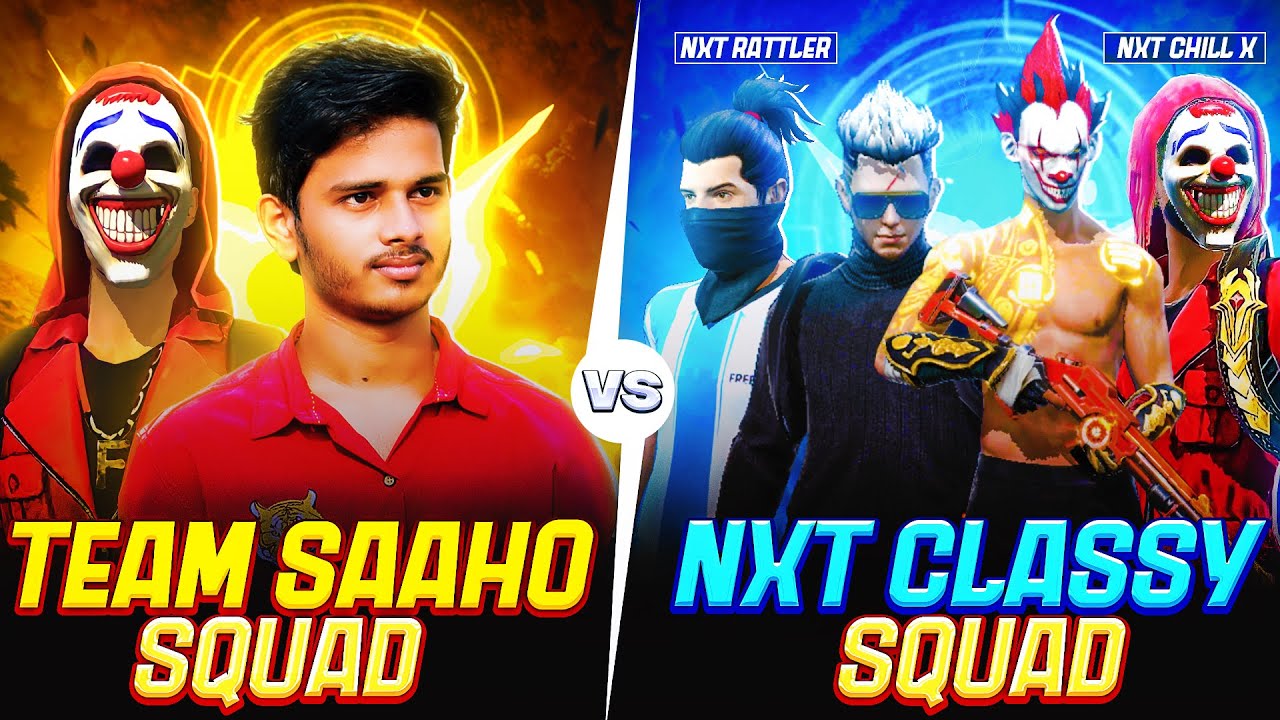 SAAHO SQUAD VS NXT CLASSY SQUAD🔥🔥😱😱BEST OF 3🤯🤯😡😡 @classyfreefire@chill ...