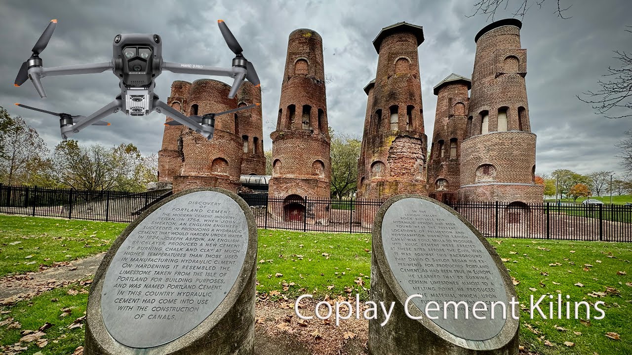 "Coplay Cement Kilns: A Mavic 3 Pro Drone Expedition in Lehigh County ...