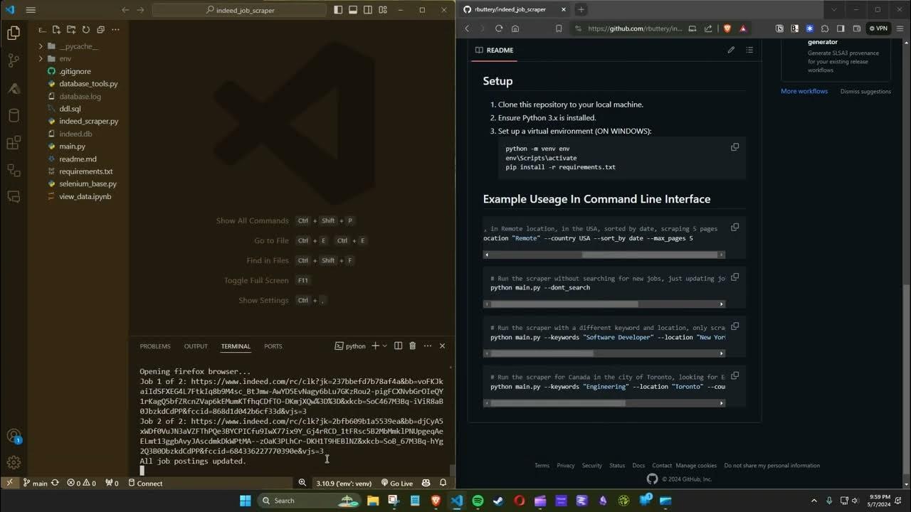 Indeed Job Scraper with Python & Selenium - YouTube