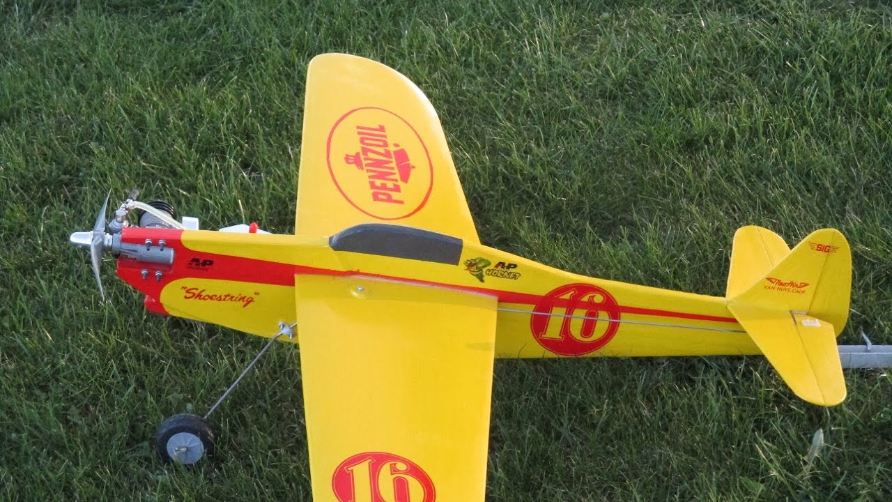 Erstflug SIG Shoestring - YouTube