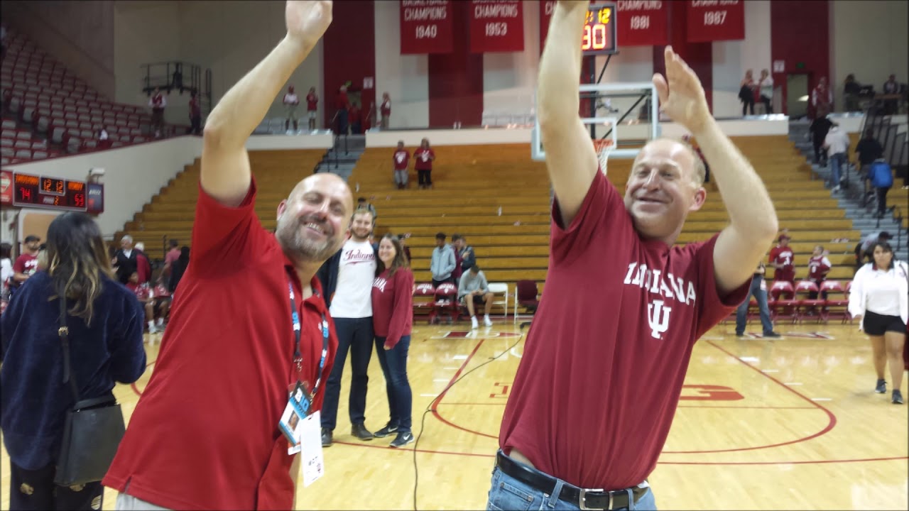 Indiana University Simon Skjodt Assembly Hall On Court Experience - YouTube