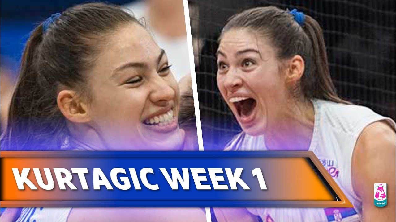 HENA KURTAGIC, All points in Week 1 of VNL | Volleyball Nations League ...