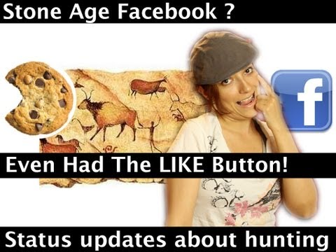 Stone Age Facebook!  Yes they had facebook!  (Amazing Art!)