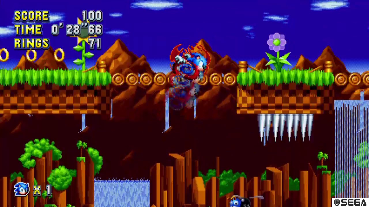 Sonic Mania - Green Hill Zone Act 2 - YouTube