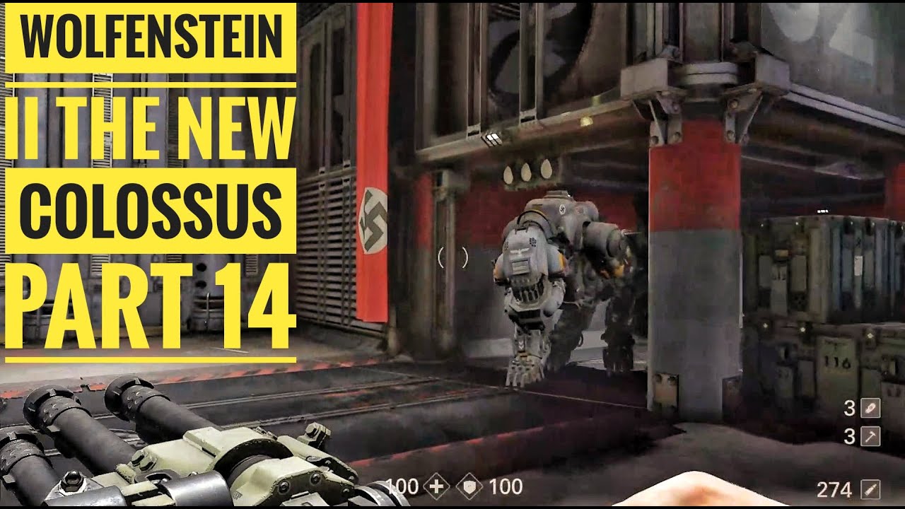 Wolfenstein II The New Colossus New Suit PART 14 Walkthrough PC ...