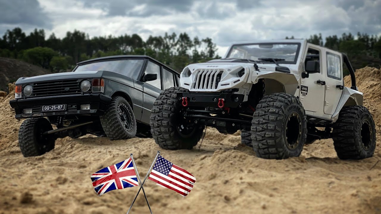England Range Rover VS American Jeep - YouTube