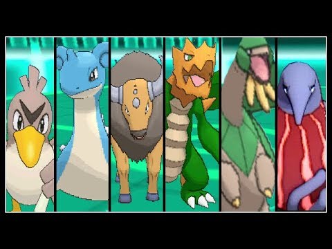 POKEMON NON EVOLUTION TEAM! Pokemon That Do Not Evolve - Tauros, Lapras ...