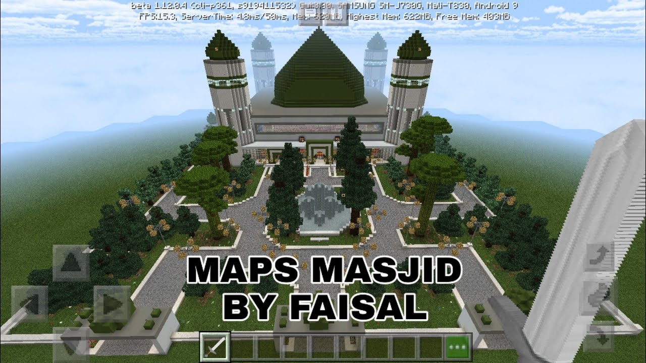 MINECRAFT MAPS MASJID keren - YouTube