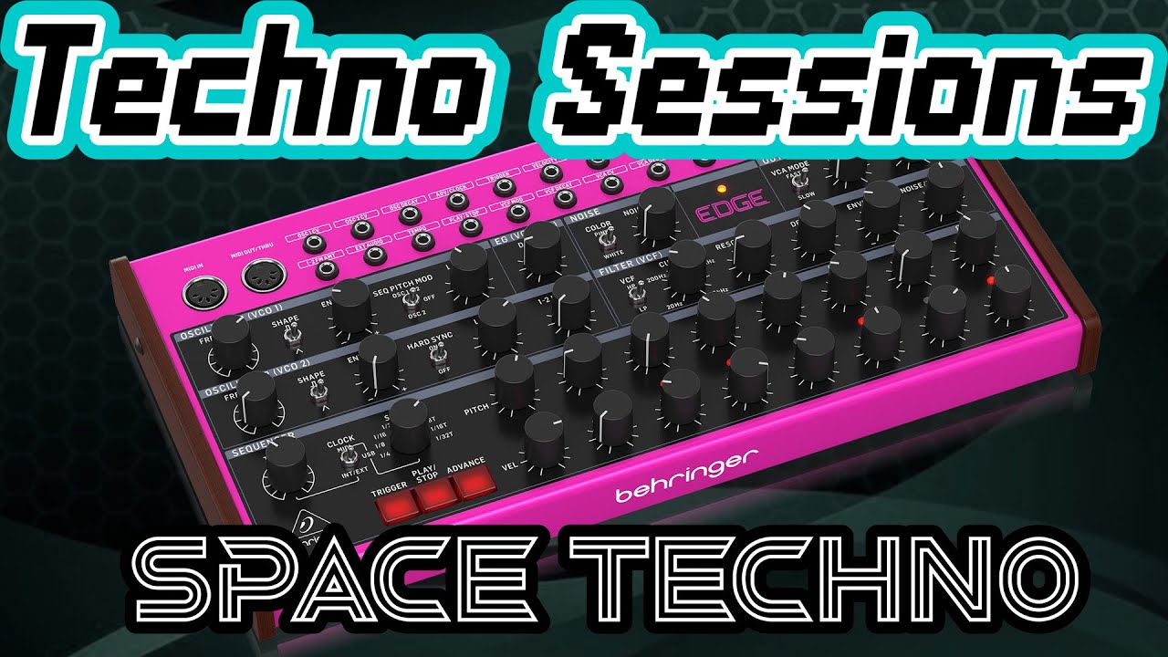 Behringer EDGE Techno Session 01 - Space Techno JAM - YouTube