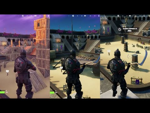 All Versions Colossal Coliseum Fortnite (Battle Royale) - YouTube