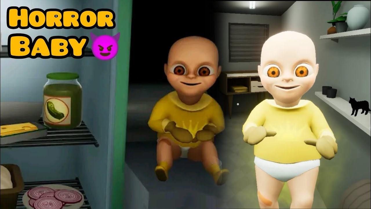 The Baby In Yellow😱|Scary game😈|Horror Baby🥵|part 2|Laiba gaming world ...