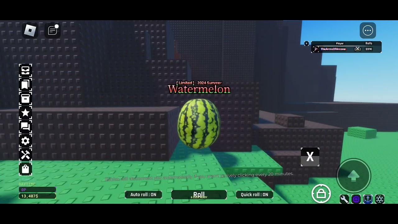 Watermelon aura abillity in sols rng - YouTube