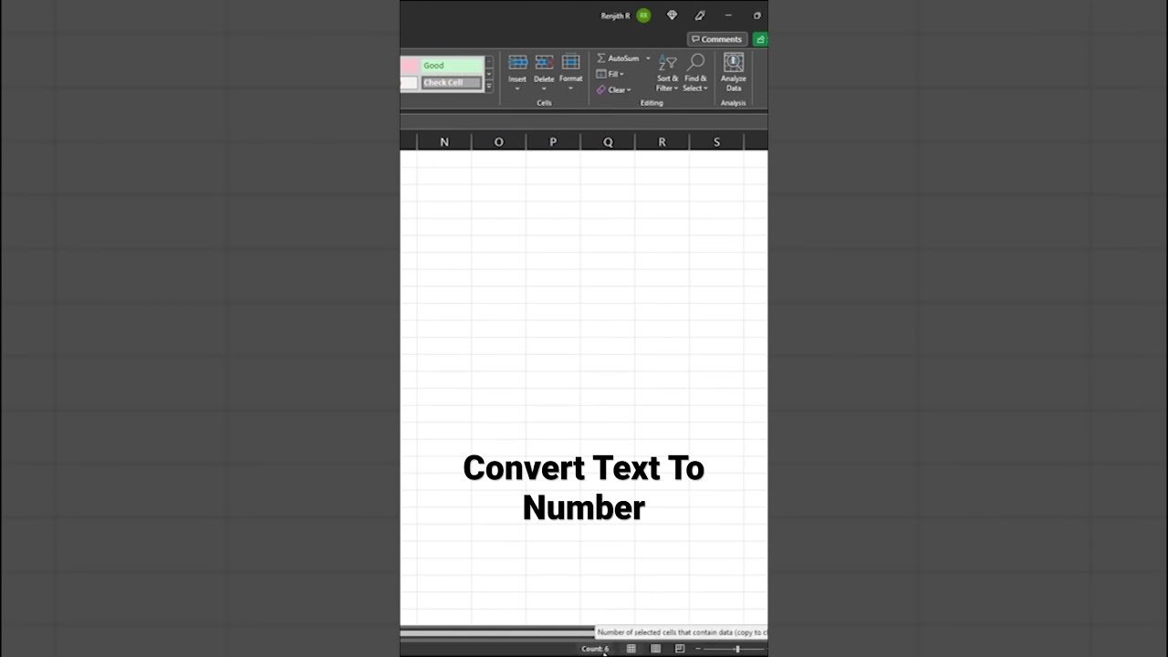 Convert Text To Number shorts Excel Tutorial For Beginners YouTube Convert Text To Number shorts Excel Tutorial For Beginners YouTube