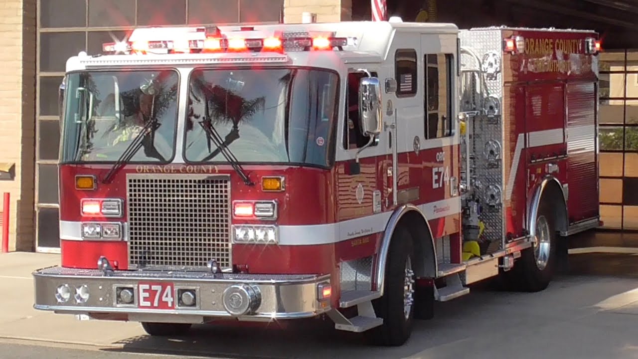 OCFA *BRAND NEW* Engine 74 Responding 8/4/2025 - YouTube