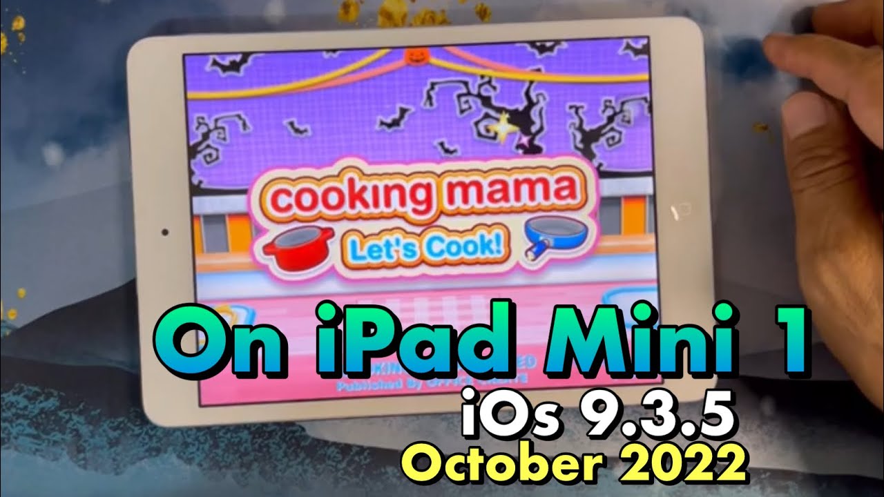 Cooking Mama on iPad Mini 1 ios 9.3.5 in October 2022 - YouTube