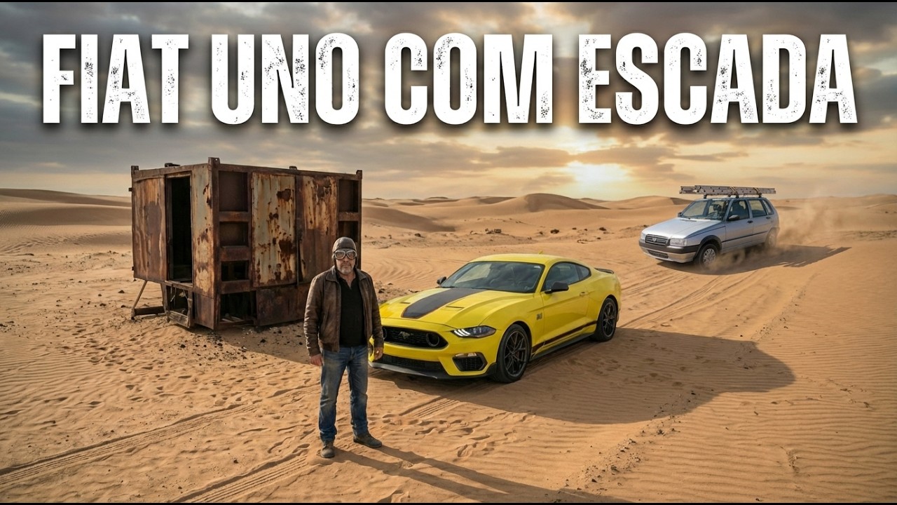 Todo mundo fala do Fiat Uno com escada… eu testei - YouTube