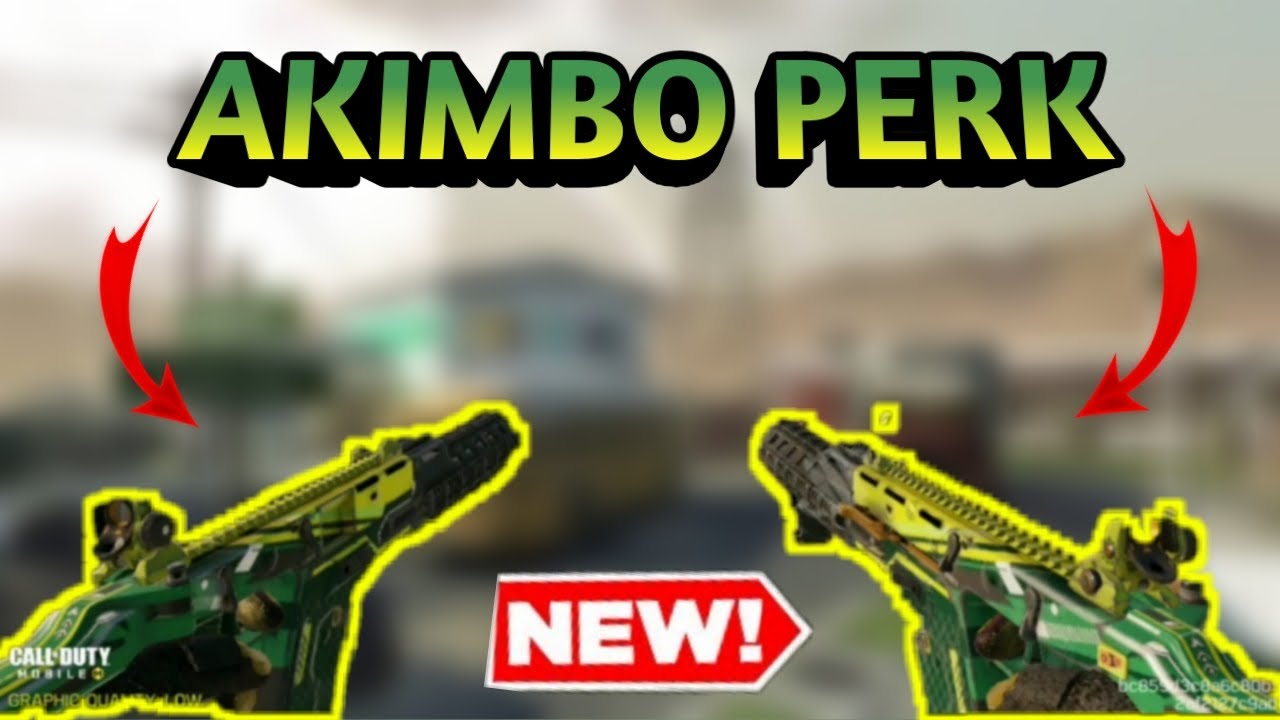 *FREE* New "AKIMBO PERK" Gameplay ll Call of Duty Mobile ll By Master ...