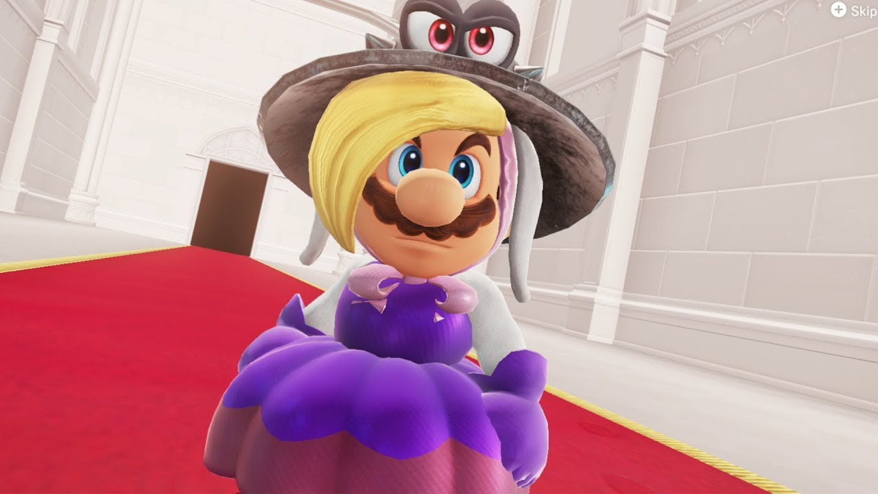 Hariet Costume Mario in Super Mario Odyssey - Final Boss & Ending - YouTube