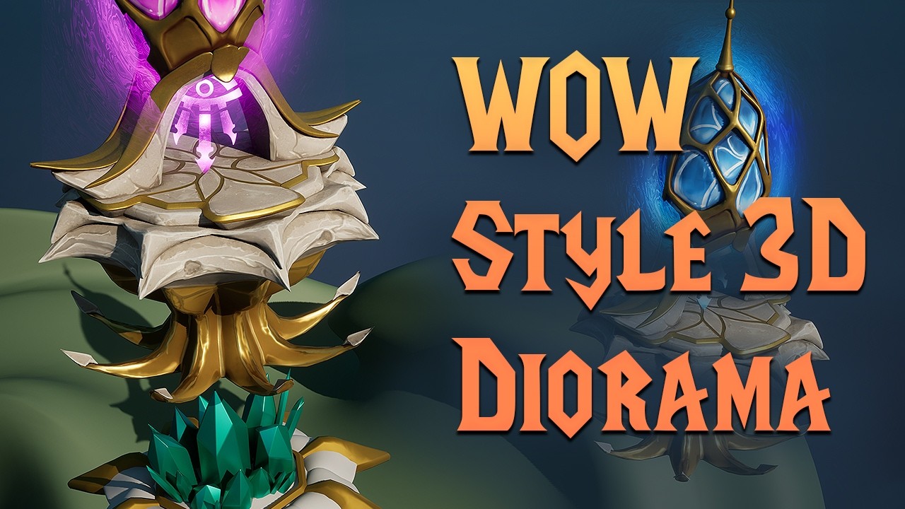 Hand Painted Textures, VFX & Retopology | World of Warcraft Style ...