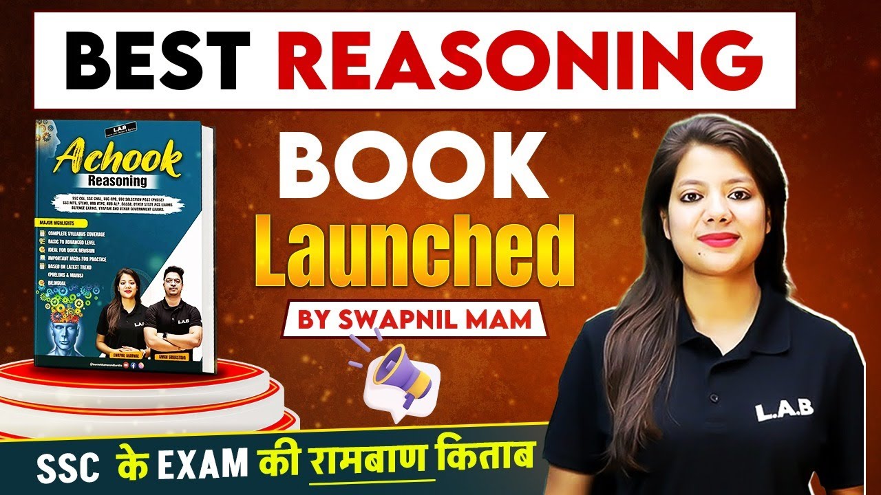Best Reasoning Book for All Competitive Exams | By Swapnil Mam - YouTube