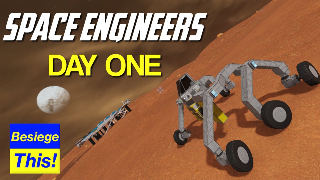 Space Engineers: Rocker Bogie Rovers | let's play #1 - YouTube