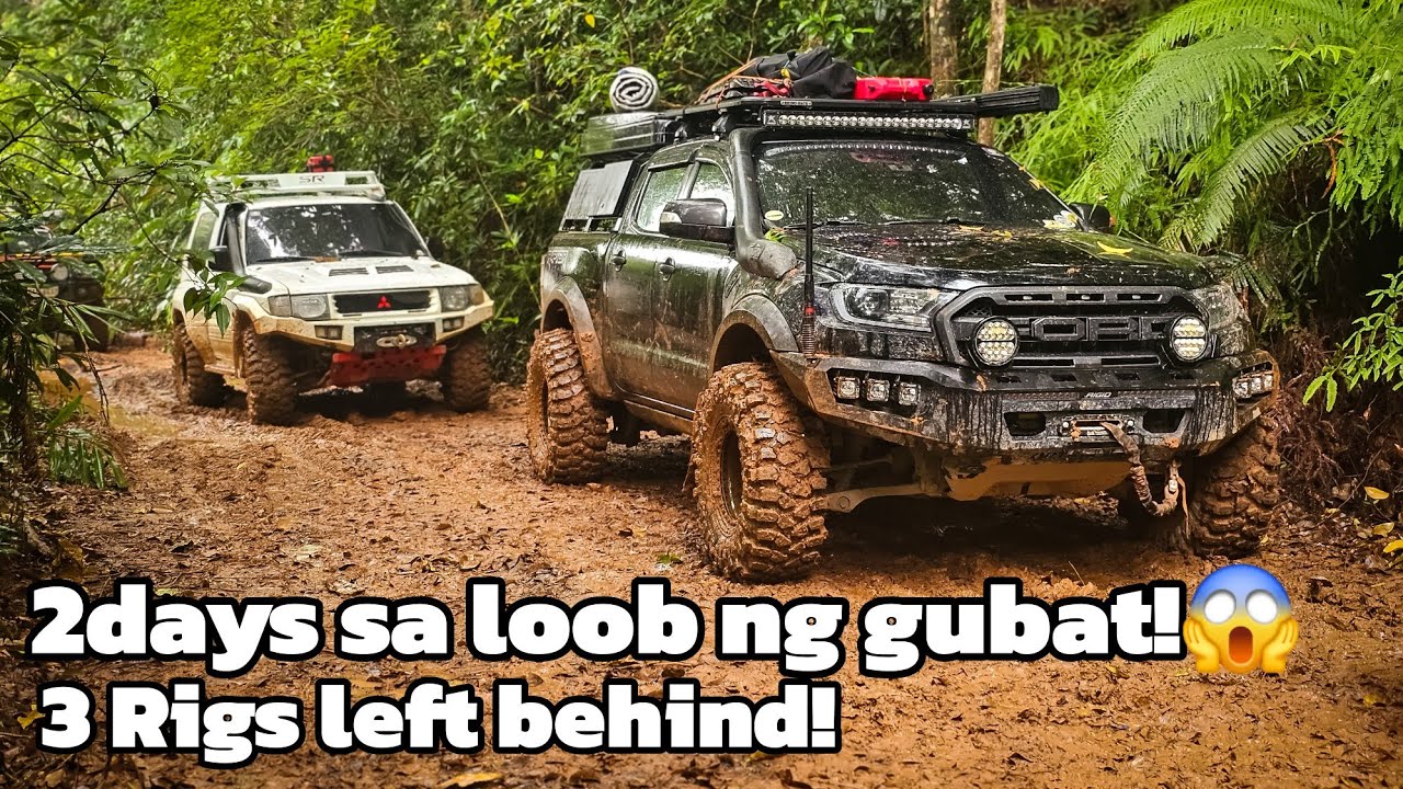 2days sa loob ng gubat, tatlo ang naiwan na rigs sa gubat - YouTube
