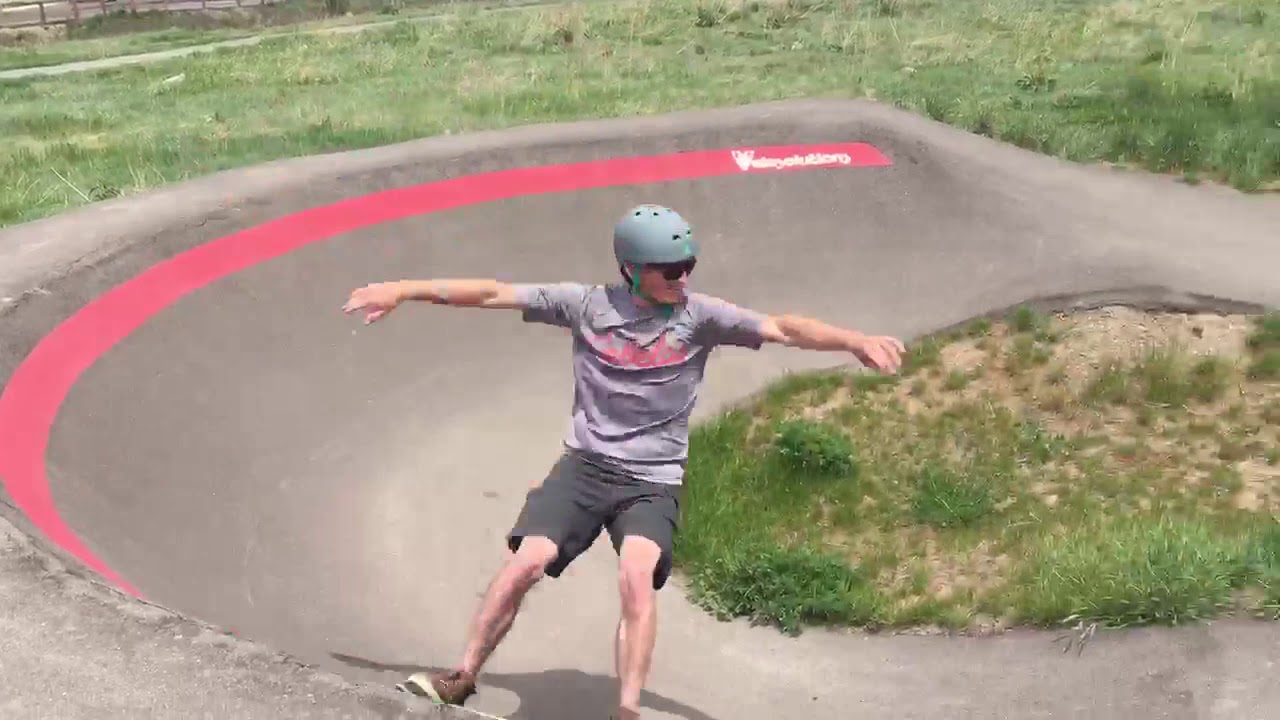 Skateboarding Superior CO. Pump track - YouTube