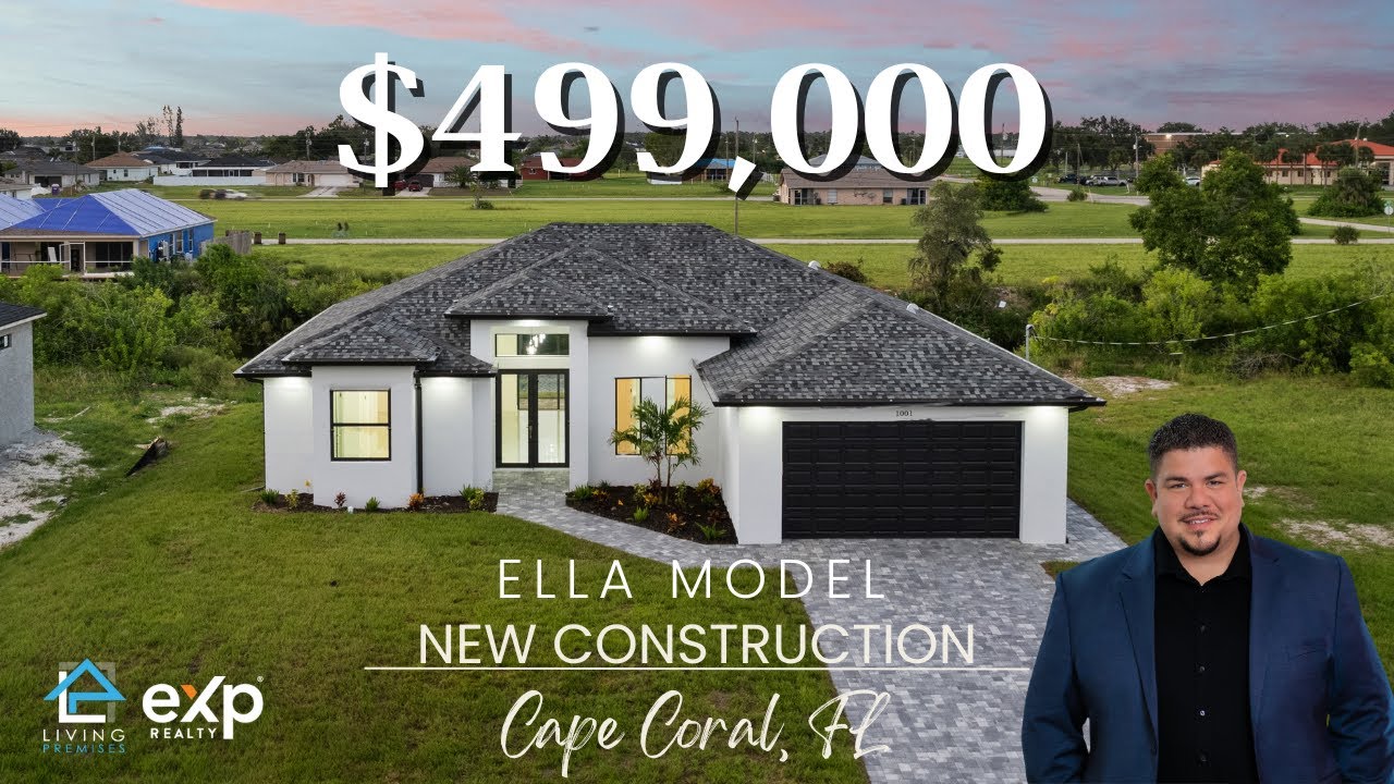 Cape Coral New Construction - ELLA Model - 459,000 - YouTube