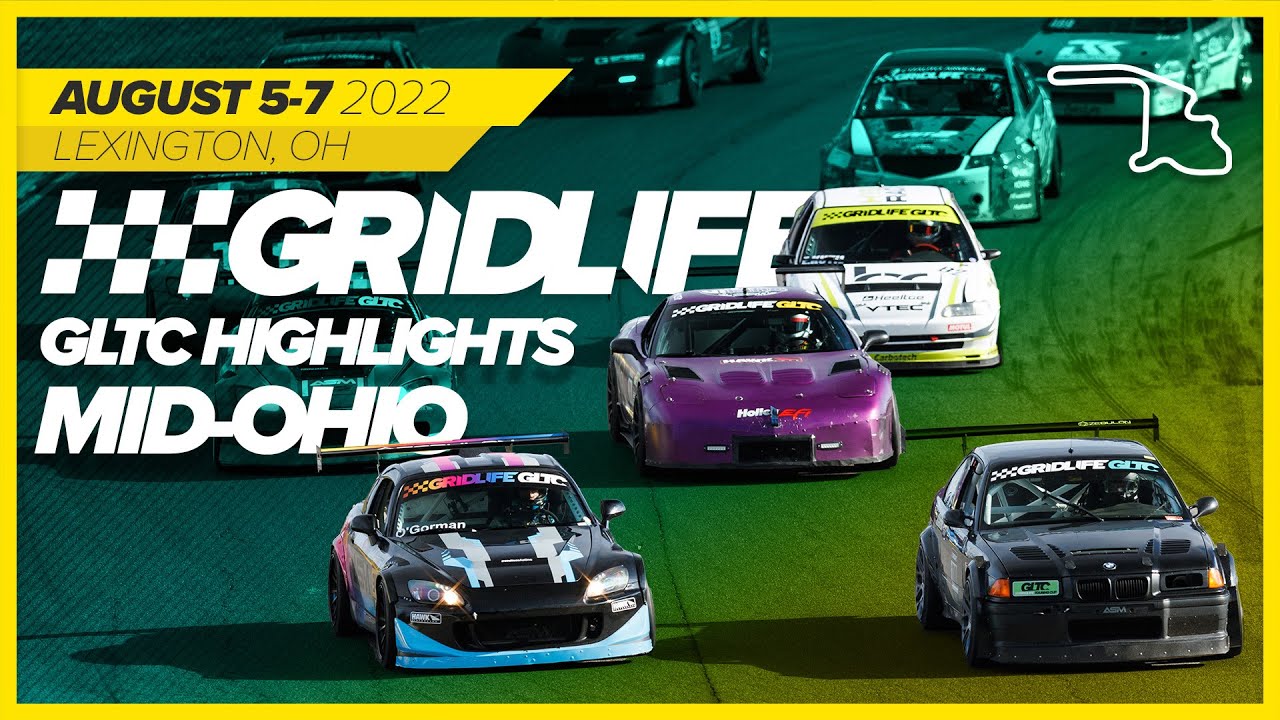 GRIDLIFE Touring Cup Highlights - Mid-Ohio Sports Car Course - YouTube