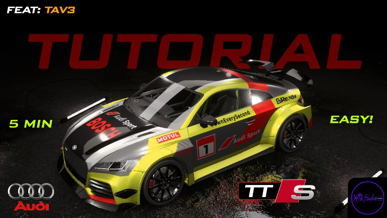 Audi TTRS Race Livery | Drive Zone Online - YouTube