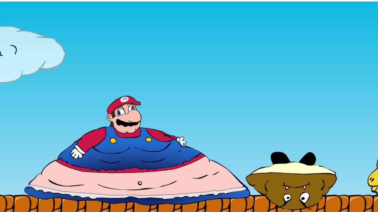 MI PRIMER GAMEPLAY-SUPER GORDO MARIO BROS - YouTube
