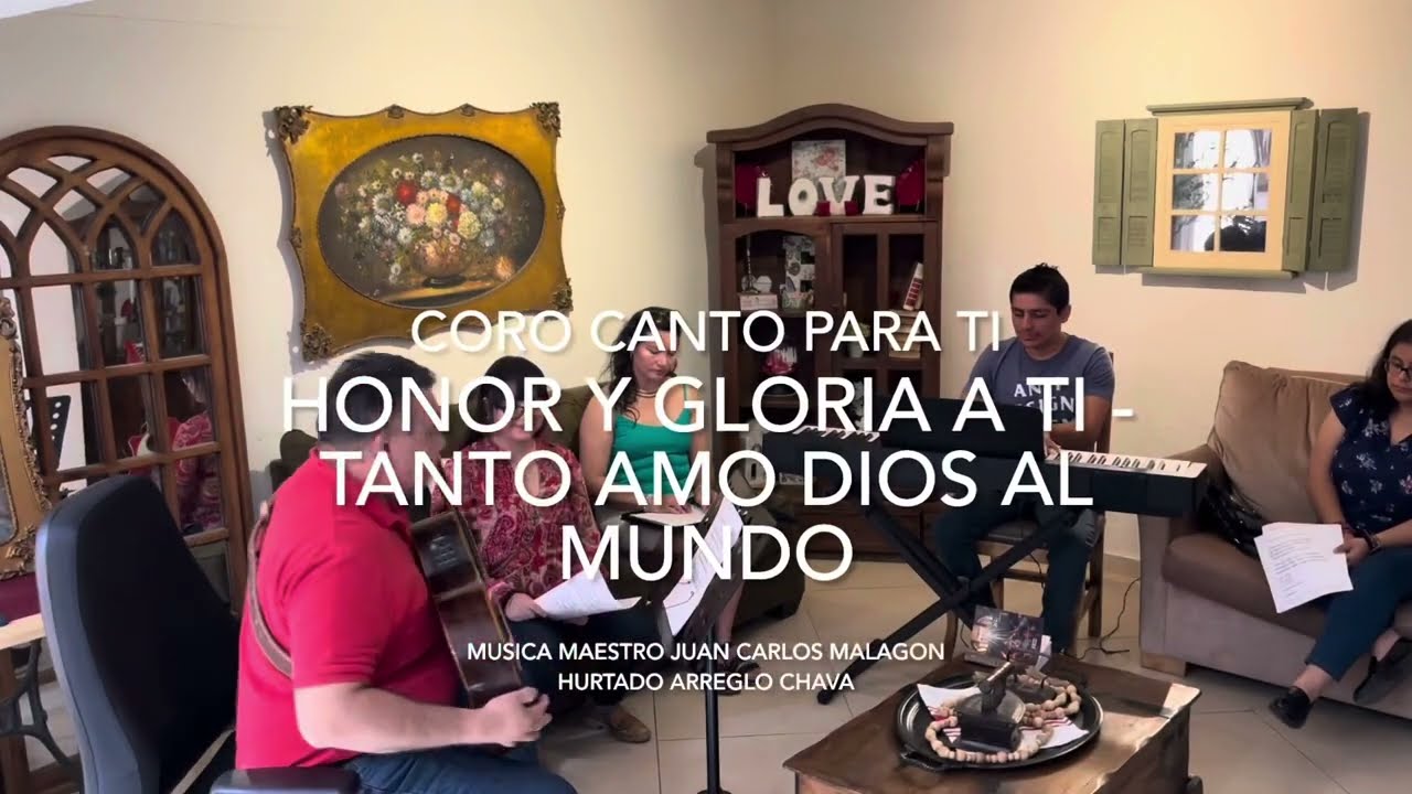 HONOR Y GLORIA A TI - TANTO AMO DIOS AL MUNDO Chords - Chordify