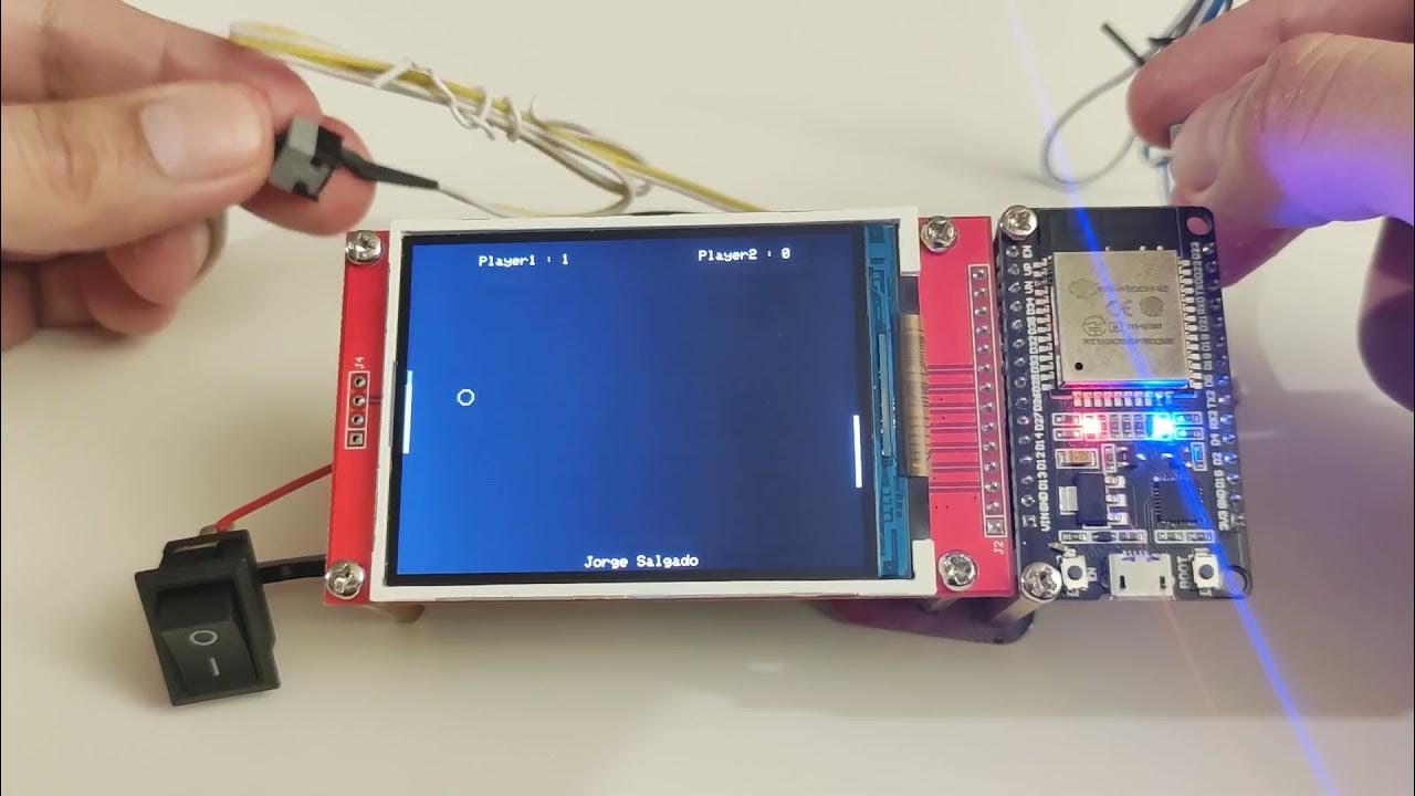 TFT LCD ILI9341 to ESP32 - GAME PONG - YouTube