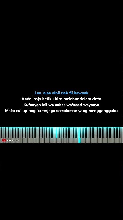 Karaoke Piano Law Ala Albi Fadl Shaker Instrumen #shorts - YouTube
